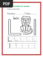 Letras Tortuga Mono y Jirafa | PDF