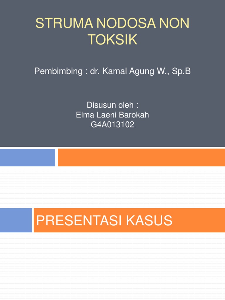 Struma Nodosa Non Toksik | PDF