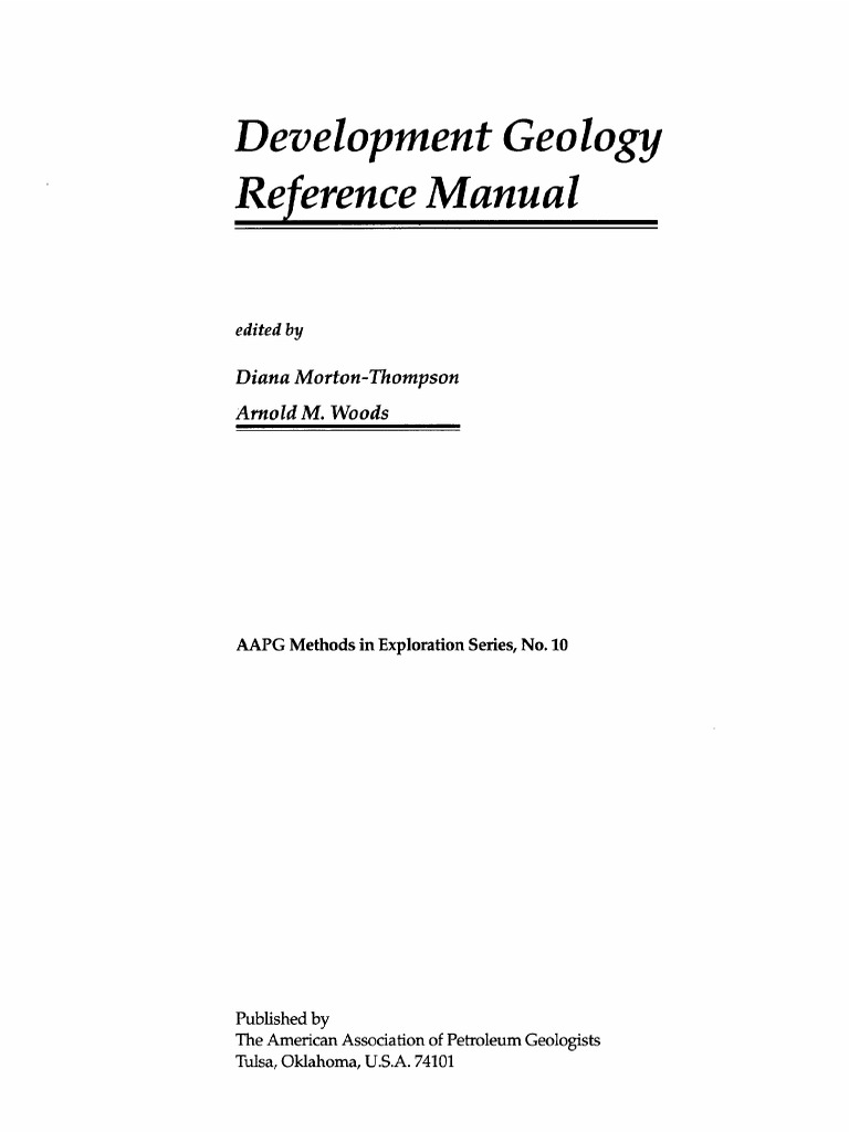 Development Geology Reference Manual | PDF