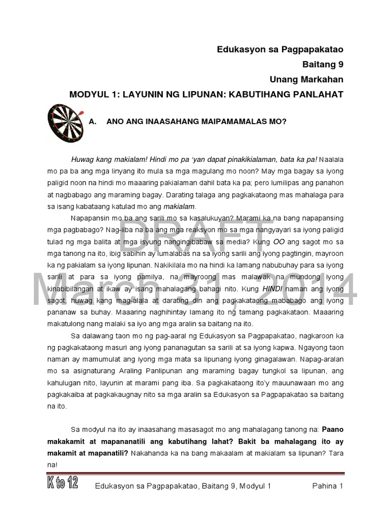 Grade 9 ESP Module.pdf