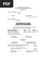 Form 1-SCC Small Claims Form PDF | PDF