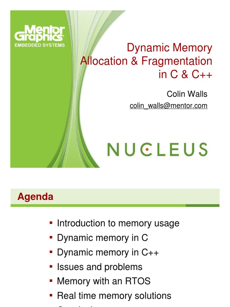 Dynamic Memory Allocation & Fragmentation in C & C++ | PDF | C (Programming Language) | Pointer ...