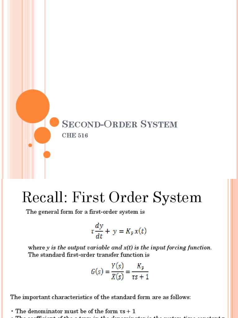 Second Order System Libre | PDF | Mathematical Analysis | Teaching ...