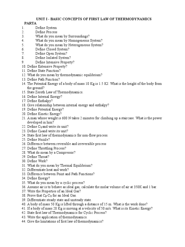 Applied Thermodynamics Question Bank | PDF | Steam | Heat