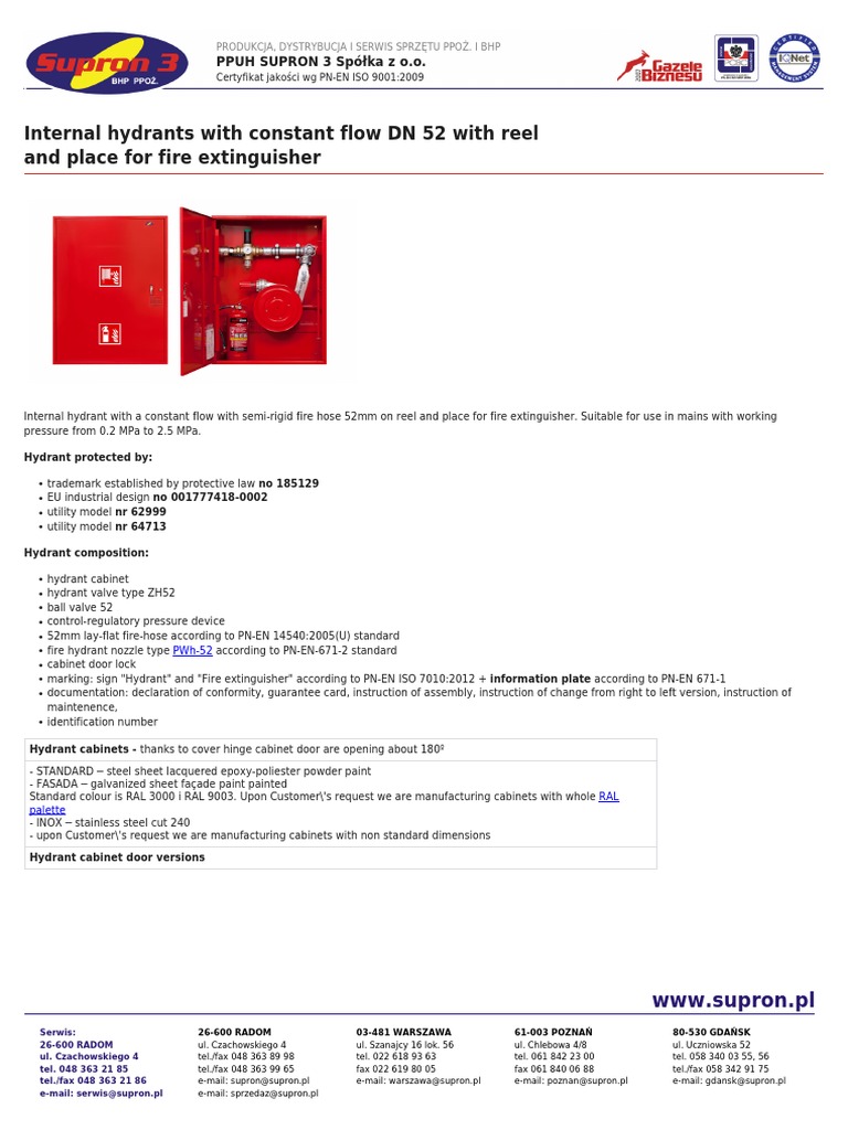 Internal Hydrants | PDF