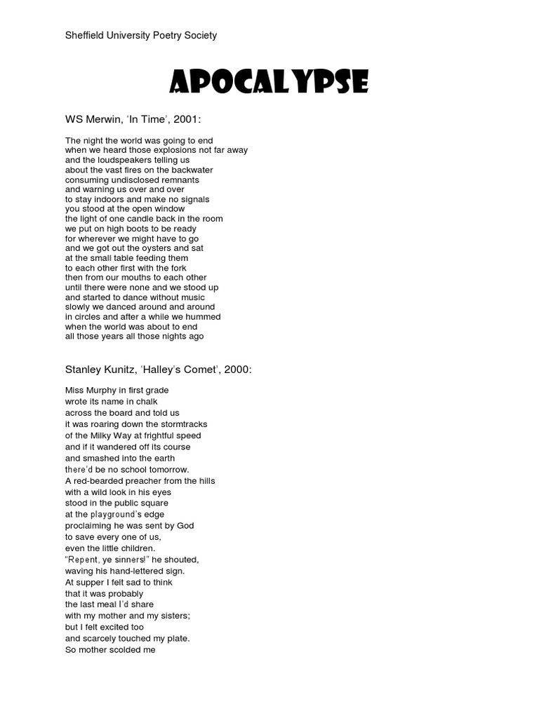 Apocalypse | PDF | Science | Astronomy