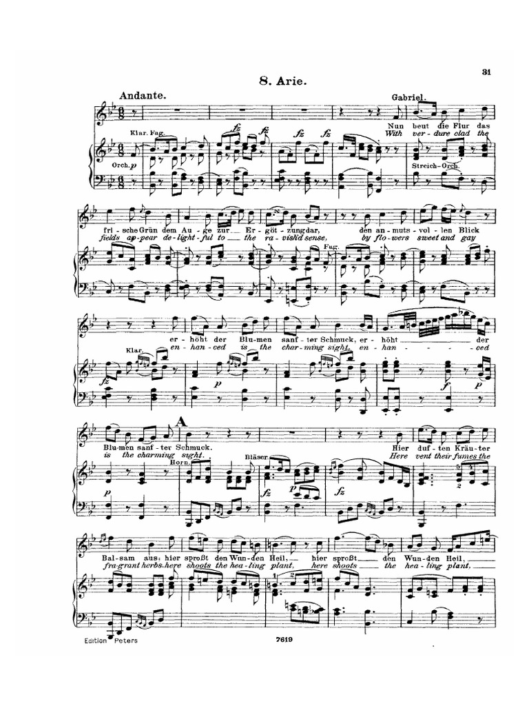 Nun Beut Die Flur Das Frische Grün | PDF