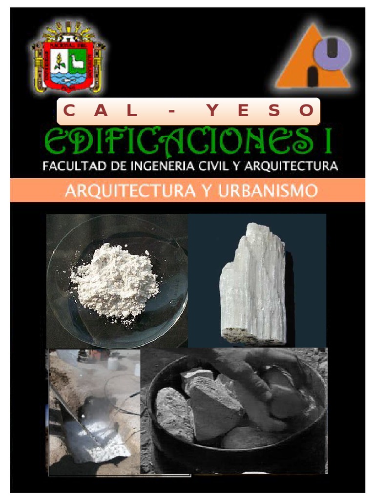 Diferencias entre cal y yeso en construcción | PDF | Cemento ...