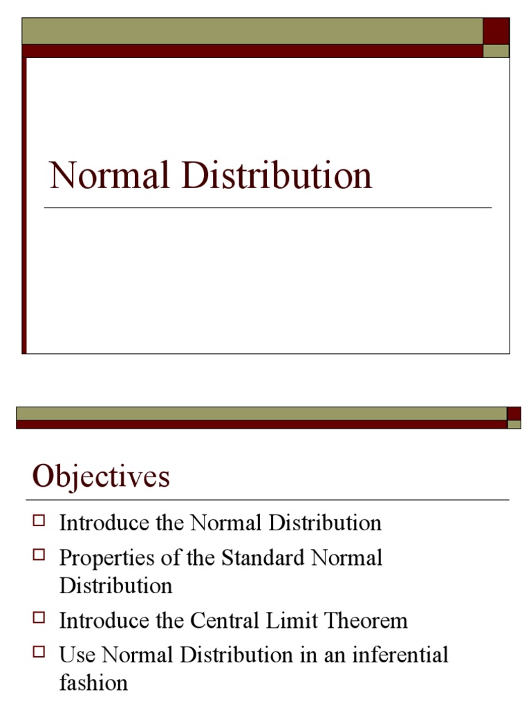 Normal Distribution | PDF | Normal Distribution | Probability Distribution