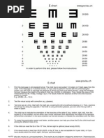 Snellen Eye Chart | PDF