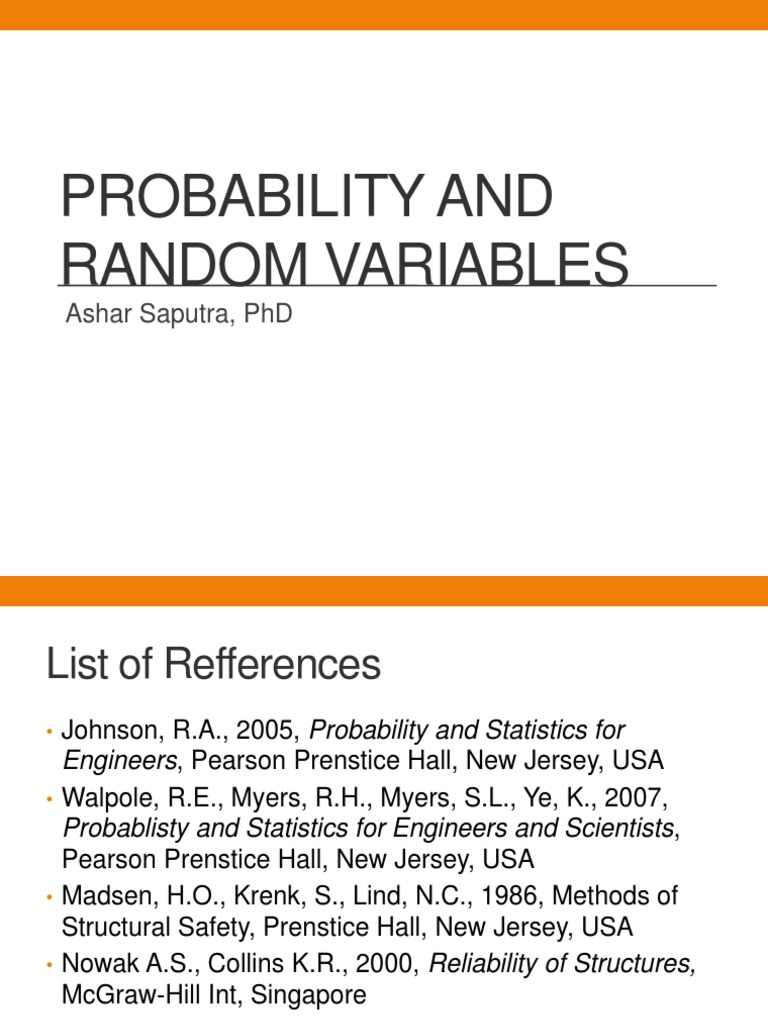 Probability and Random Variables: An Introduction to Concepts and Applications in Structural ...
