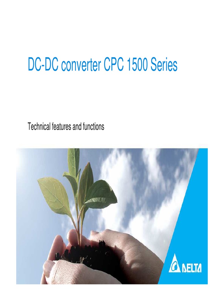 Product DC-DC Converter CPC 1500 Series | PDF | Electric Power ...