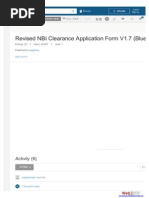 Sample Template For NBI CLEARANCE | PDF