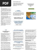 TRIPTICO Huracanes Ciclones | PDF | Ciclones tropicales | Tormentas de viento