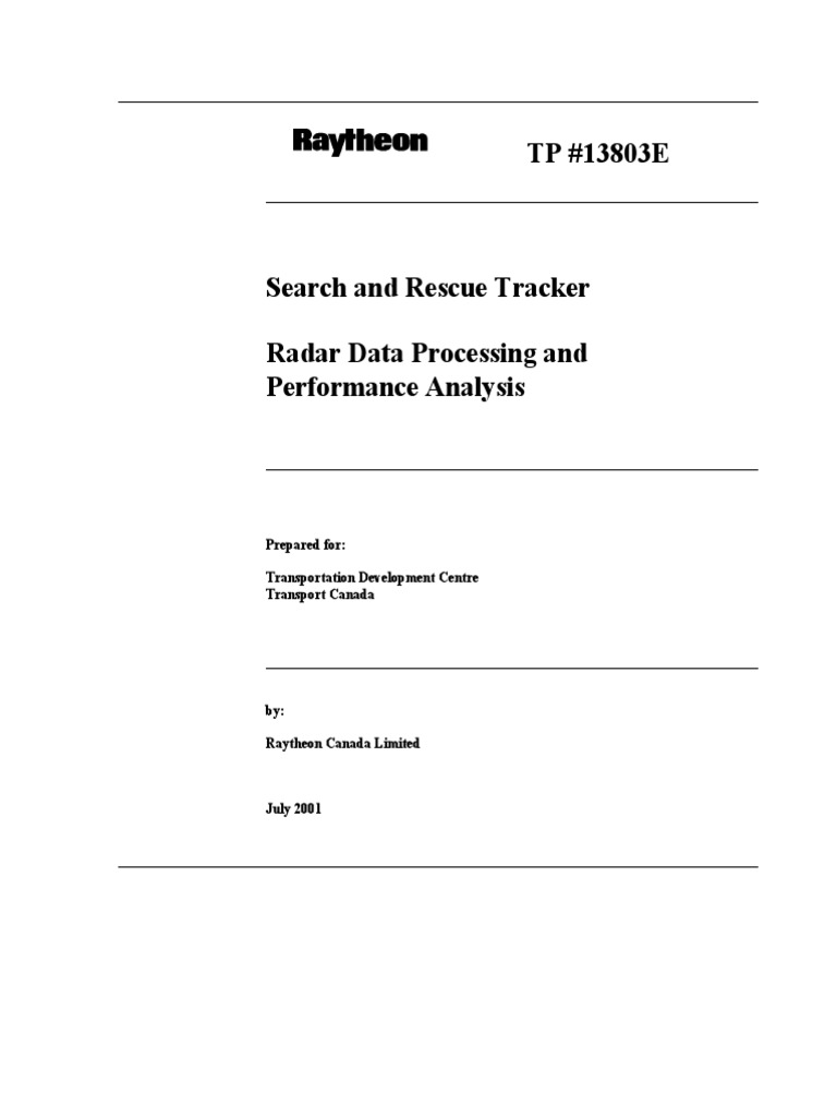 Radar Data Processing and | PDF | Wound | Computing And Information ...