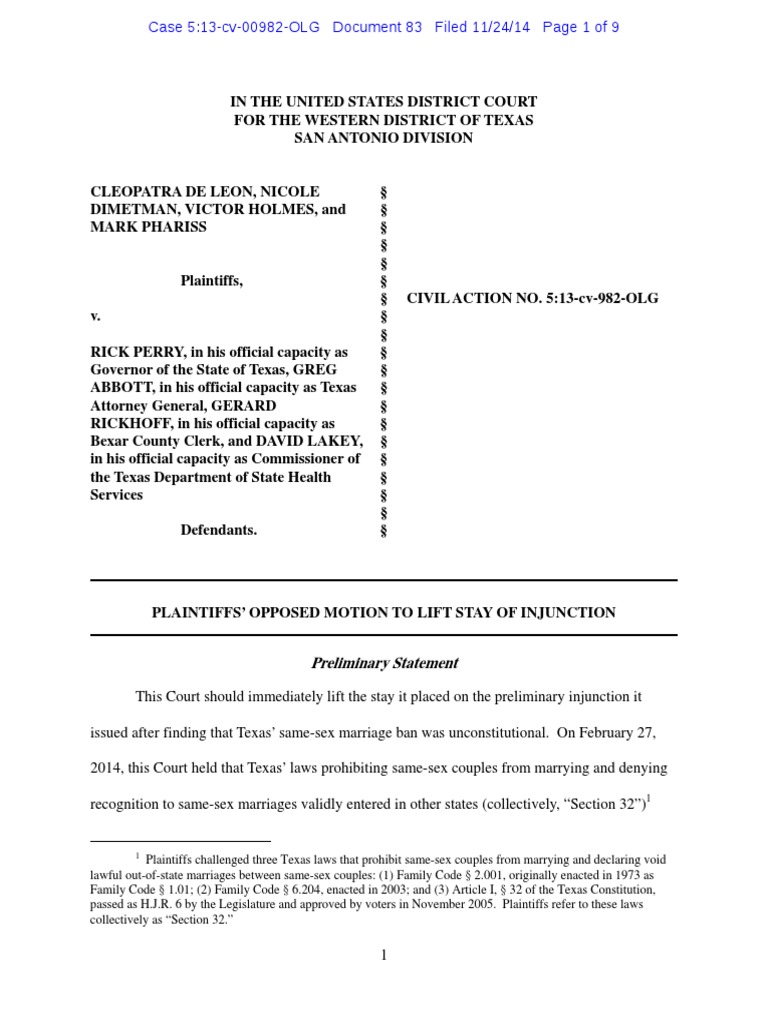 2014-11-21 Motion To Lift Stay | PDF