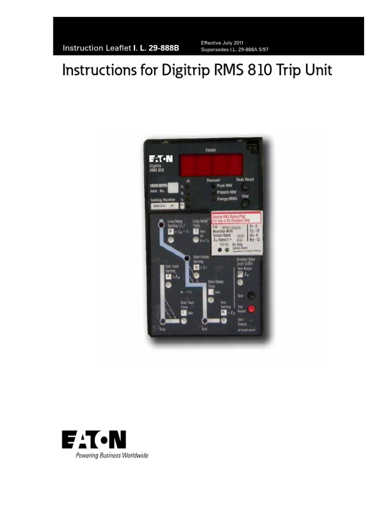 EATON Digitrip 810 | Light Emitting Diode | Analogue Electronics