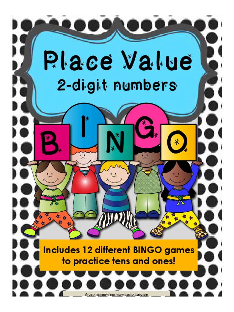 Place Value Bingo Game - 2 Digit Numbers Preview | PDF | Gambling Games ...
