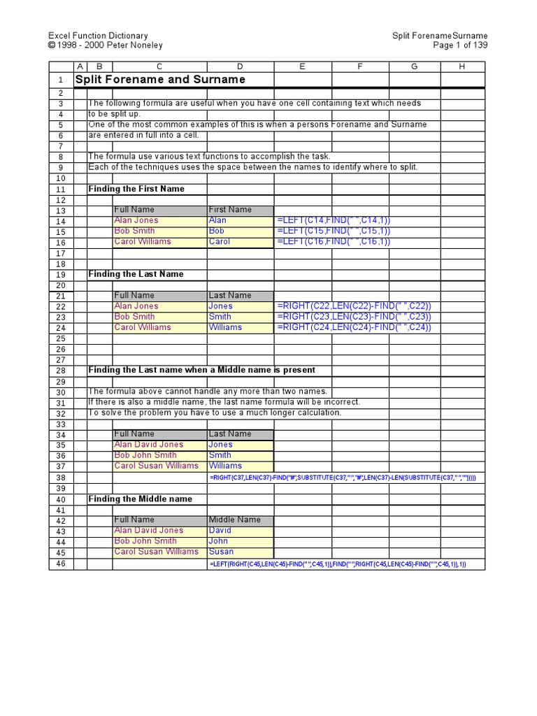 View Ms Excel All Formulas Pdf Most Complete Formulas