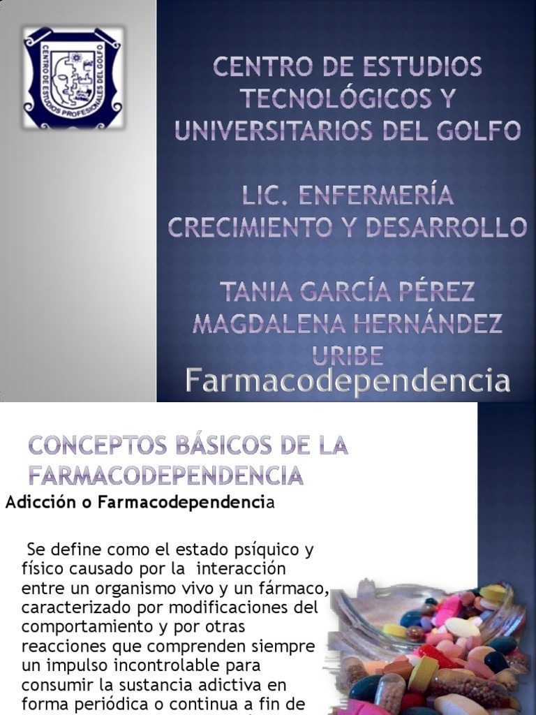 Farmacodependencia | PDF | Heroína | La dependencia de sustancias