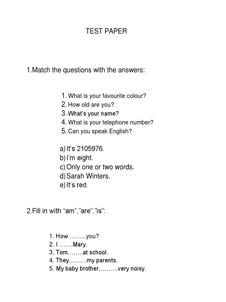 Test Paper 4 C | PDF