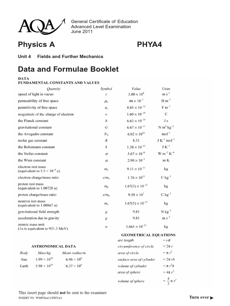 Physics A Phya4: Unit 4 Fields and Further Mechanics | PDF