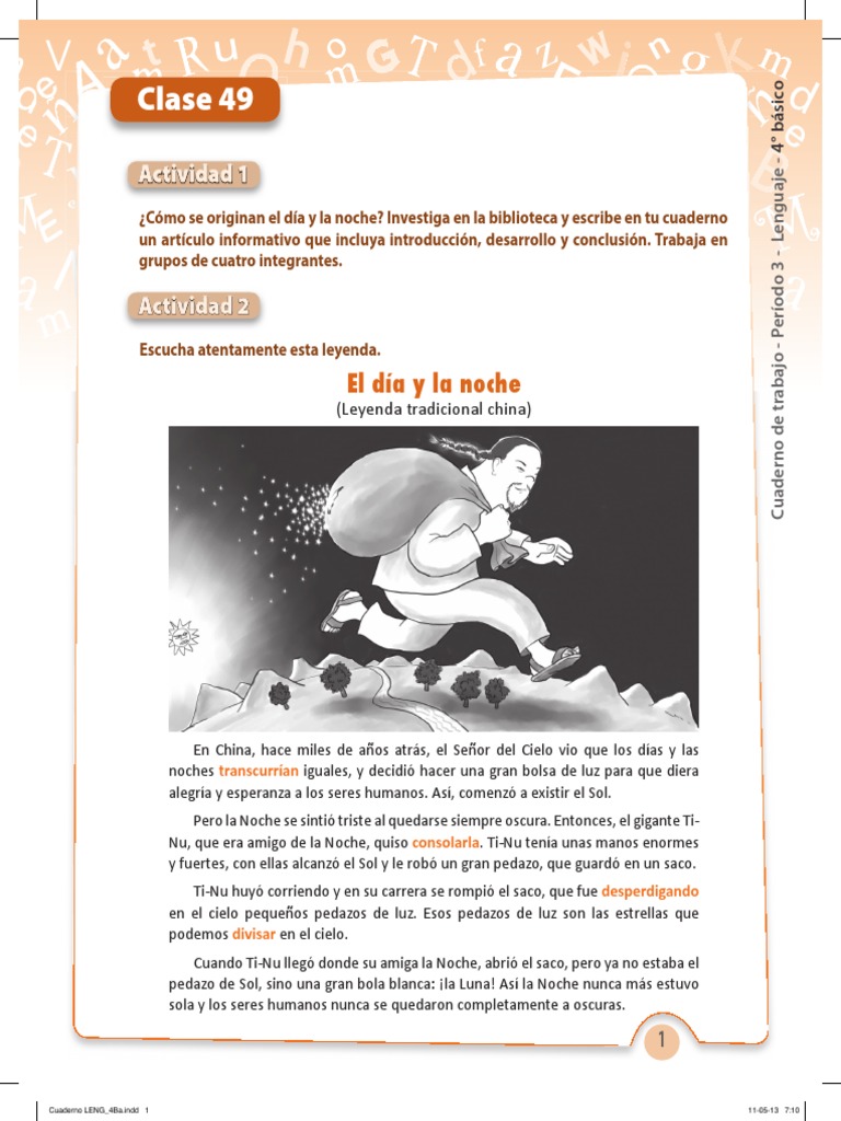 Recurso Cuaderno de Trabajo Lenguaje y Comunicación Periodo 1 | PDF ...