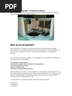 Proyecto - Grua Con Arduino | PDF | Arduino | Microcontrolador