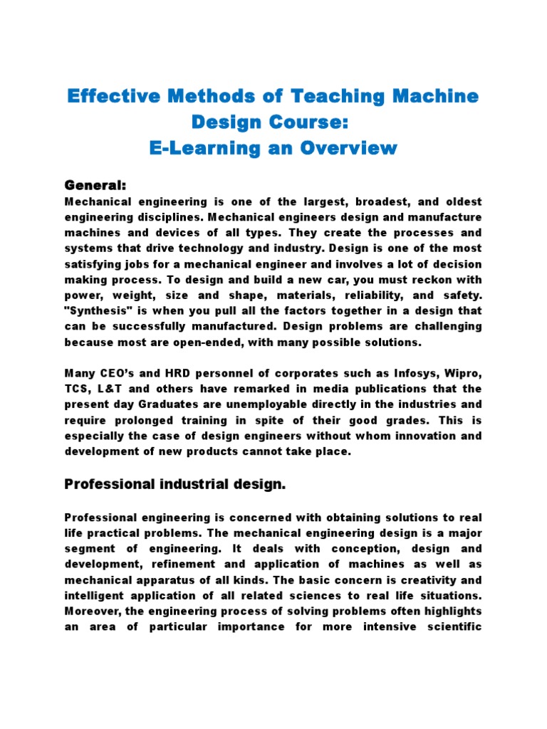 White Paper e Learning | PDF | Design | Engineering