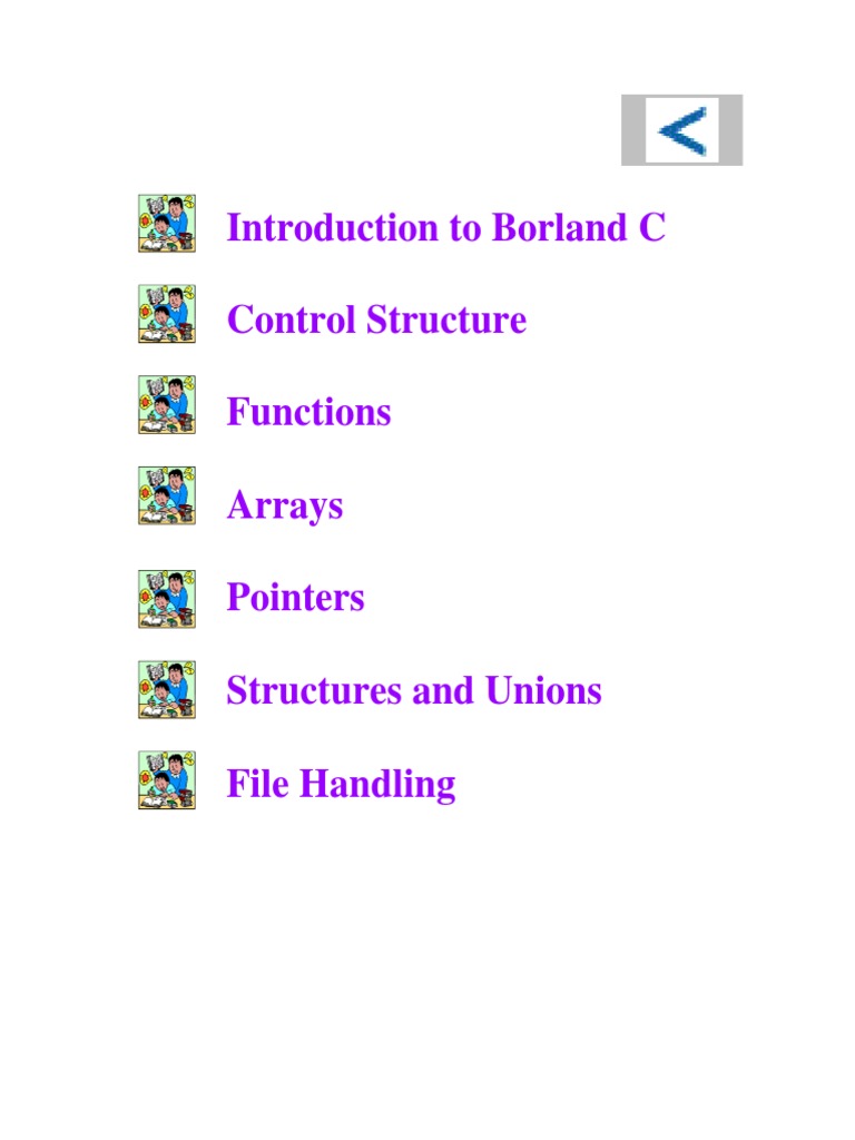 An Introduction to Programming in Borland C: Exploring Control Structures, Functions, Arrays ...