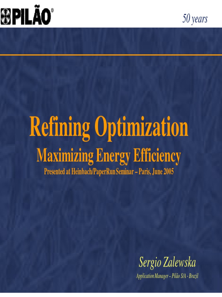 Optimizing Fiber Refining Through Energy Efficiency | PDF | Pulp (Paper ...
