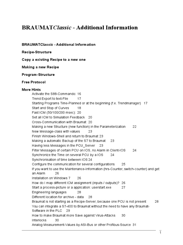 Braumat Tips and Tricks | PDF | Microsoft Excel | Command Line Interface
