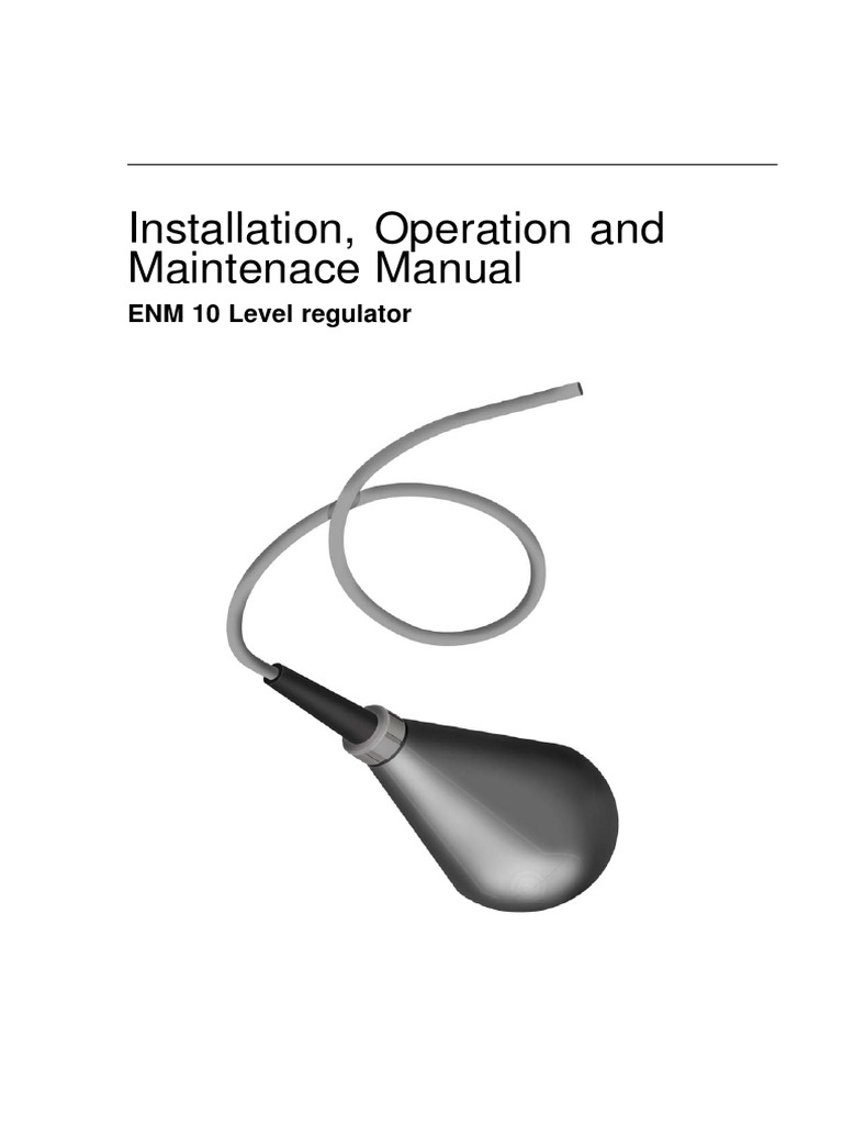 Level Sensor - Installation, Operation and Maintenace Manual | PDF ...