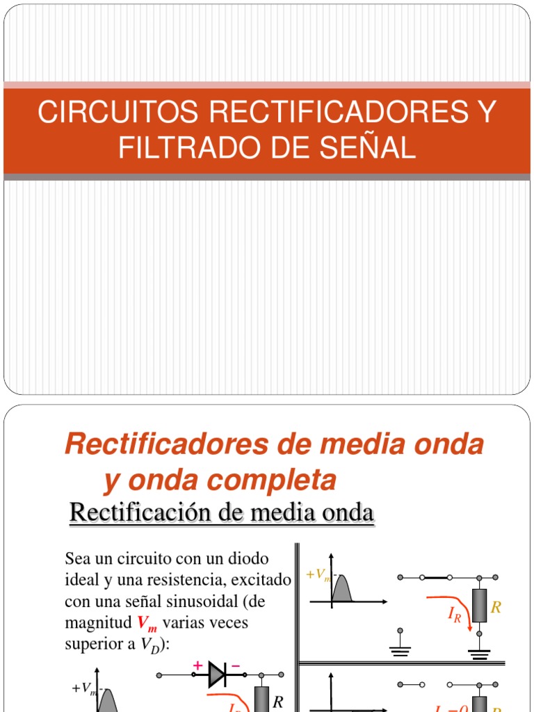 04 - Circuitos Rectificadores y Filtro | PDF | Informática | Tecnología