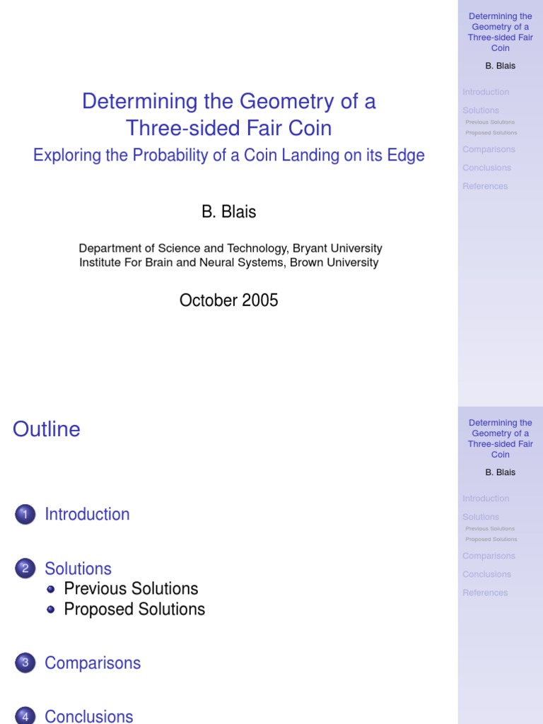 Coin Landing On Side | PDF | Physical Quantities | Classical Mechanics