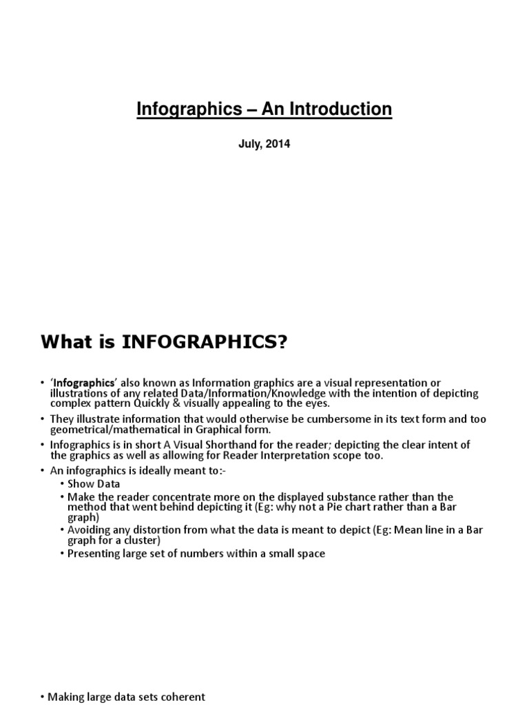 Infographics - An Introduction | PDF | Infographics | Cognitive Science
