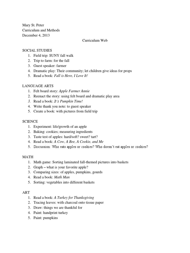 Curriculum Web | PDF