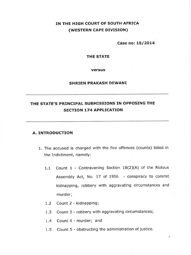 Final Heads of Argument | PDF