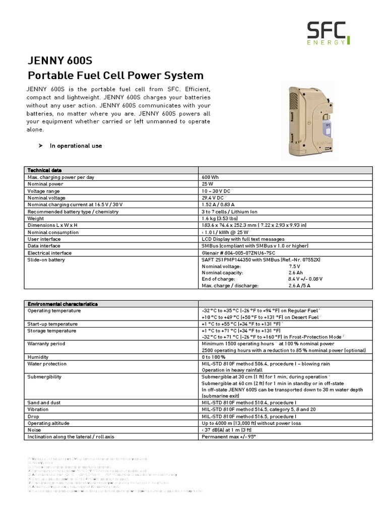 Portable Fuel Cell Working System | PDF | Battery (Electricity ...