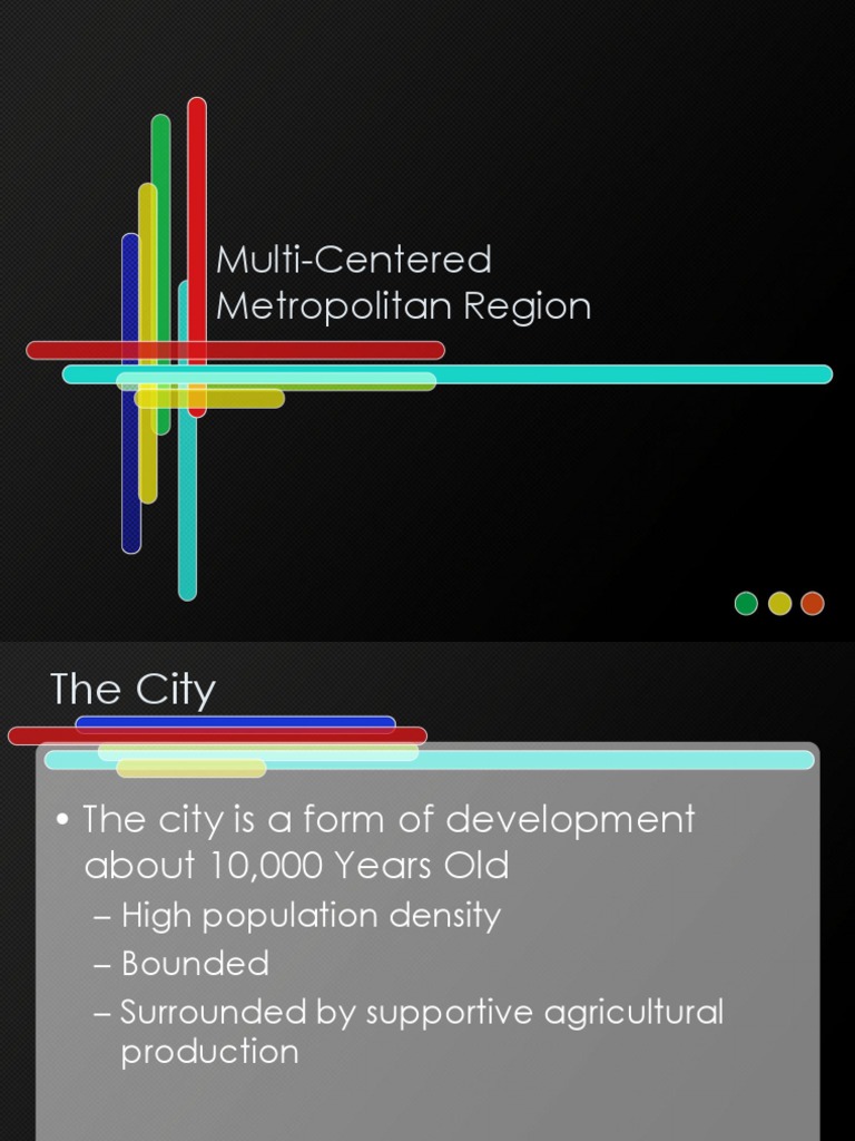 Multi Centered | PDF | Suburb | Urban Area