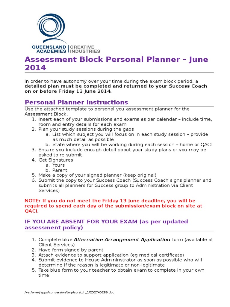 Assessment Block Plan Term 2 2014 | PDF | Sharing | Test (Assessment)
