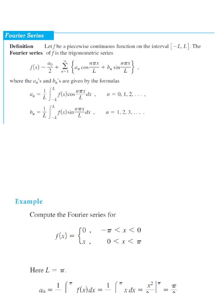 Fourier Series Practice Exercises | PDF