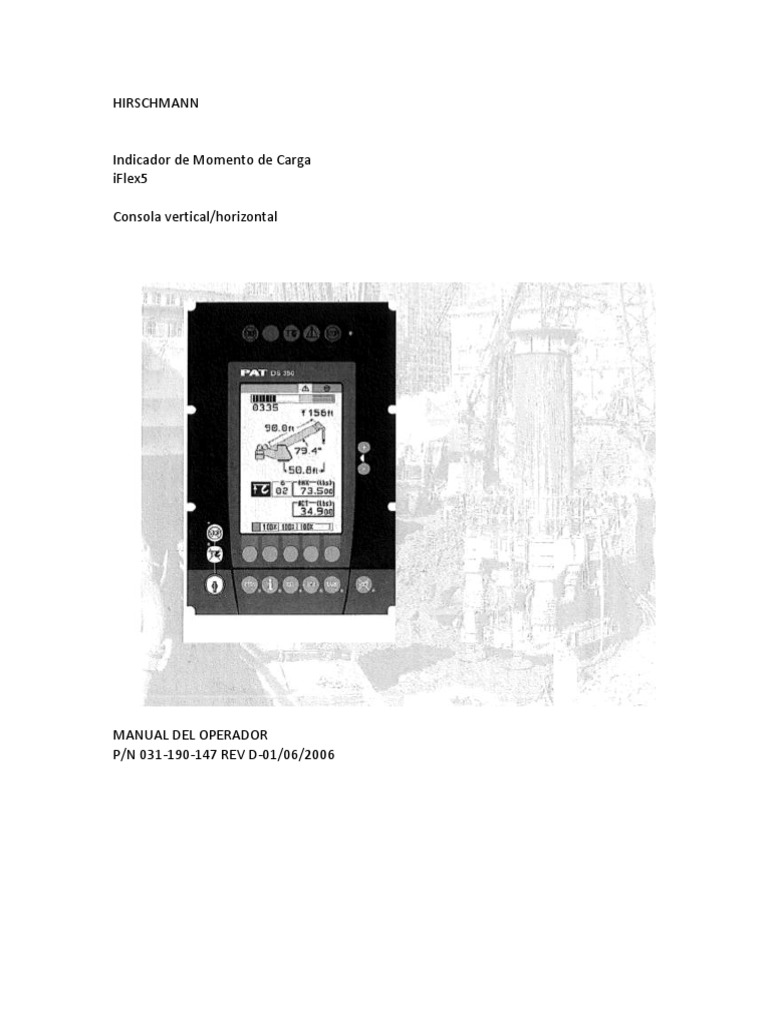 Manual de LMI PAT | PDF | Grúa (máquina) | Microprocesador