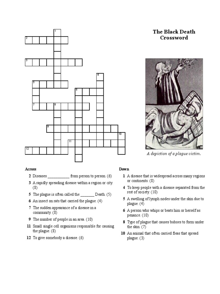 Black Death Crossword Puzzle | PDF