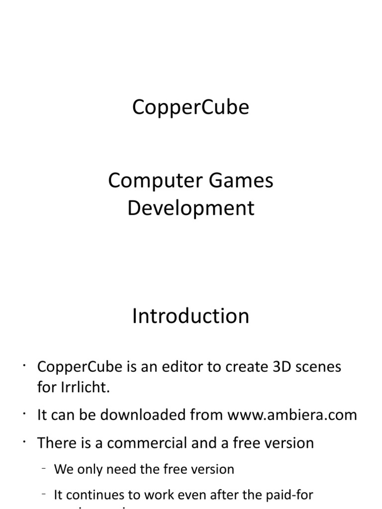 Coppercube | PDF | Frame Rate | Computer Keyboard