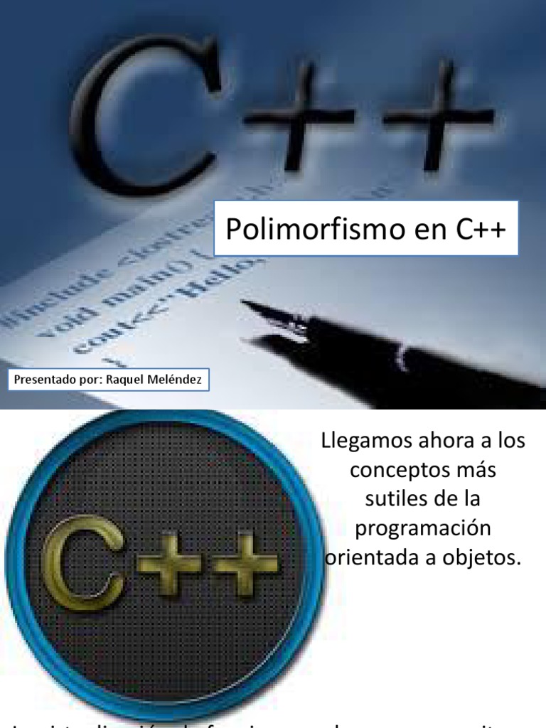 Polimorfismo en C++ | Descargar gratis PDF | Modelos de computación ...