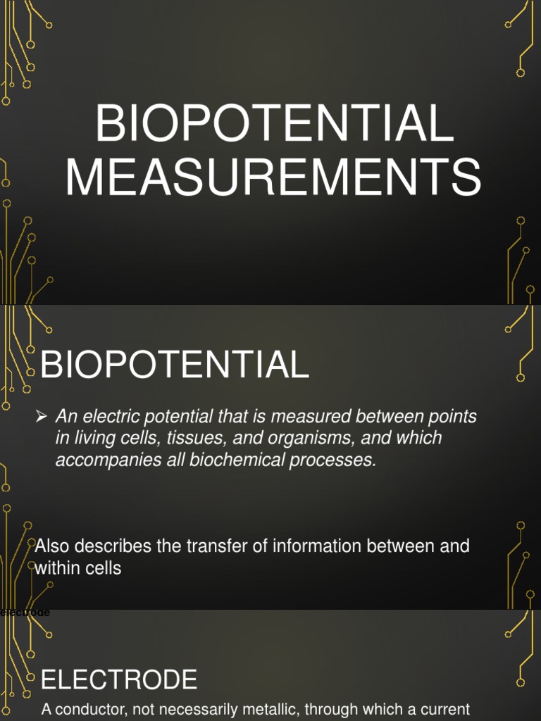 Biopotential Electrode Types Overview | PDF | Electromyography | Chemistry