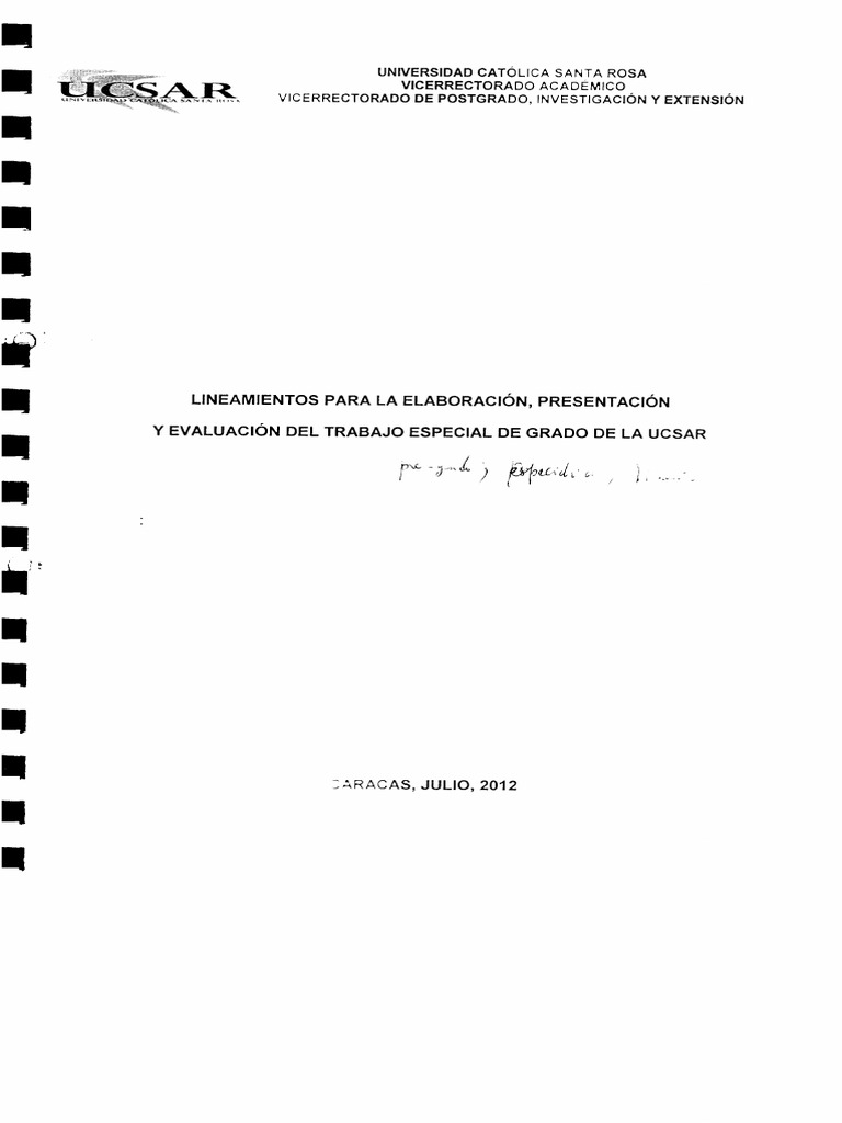 Manual Ucsar Trabajos de Grado | PDF | Paradigma | Conocimiento
