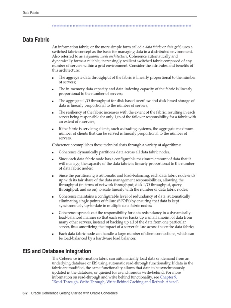 Data Fabric: Chapter 9, "Read-Through, Write-Through, Write-Behind ...