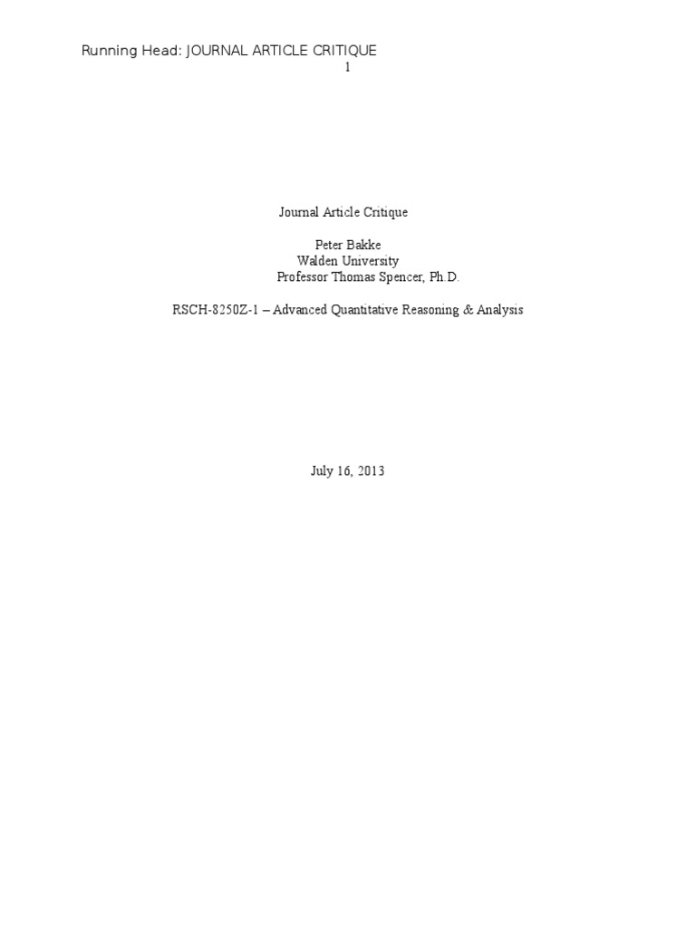 Example of Article Review | PDF | Multicollinearity | Regression Analysis